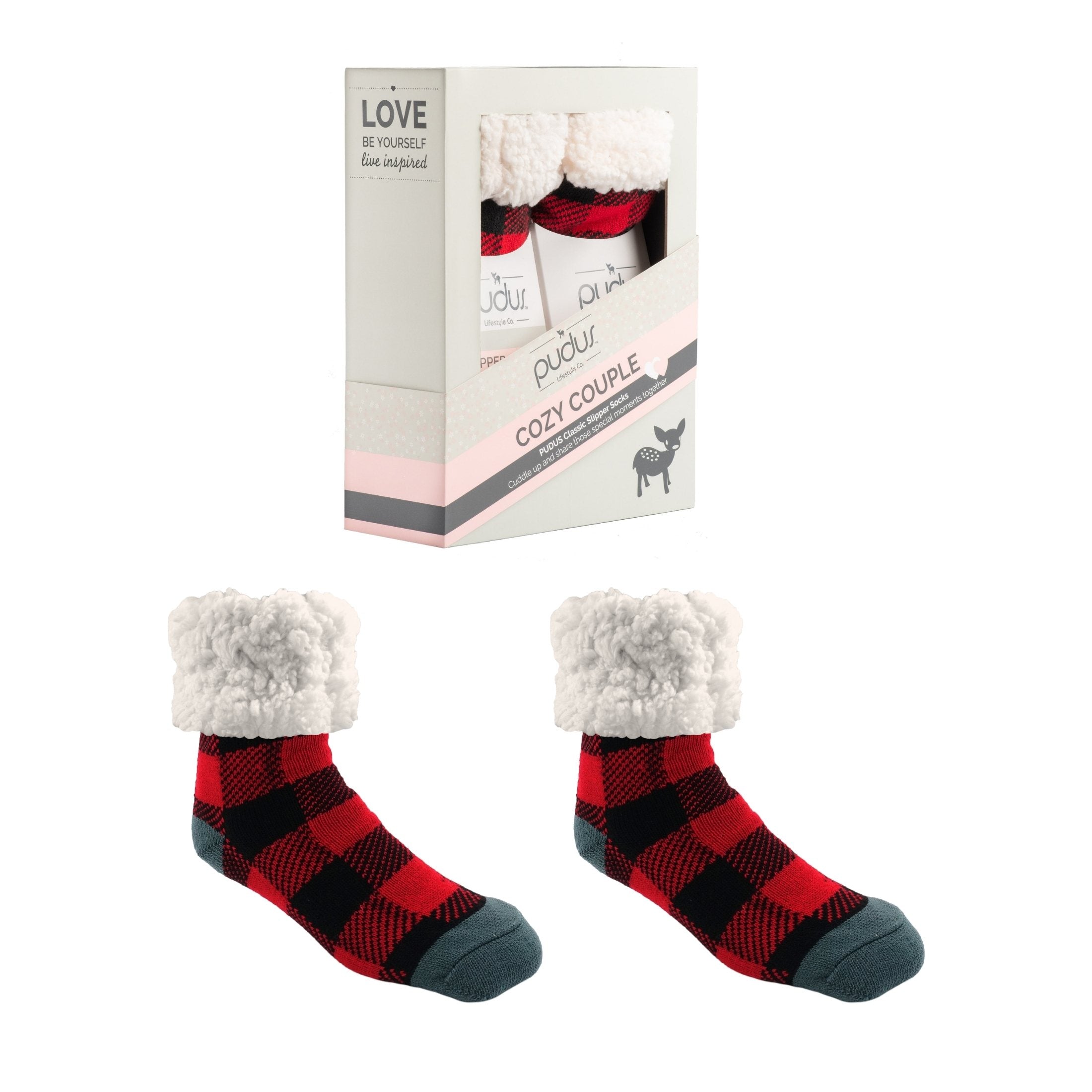 Lumberjack Plaid - Slipper Socks & Other Winter Accessories – Pudus ...